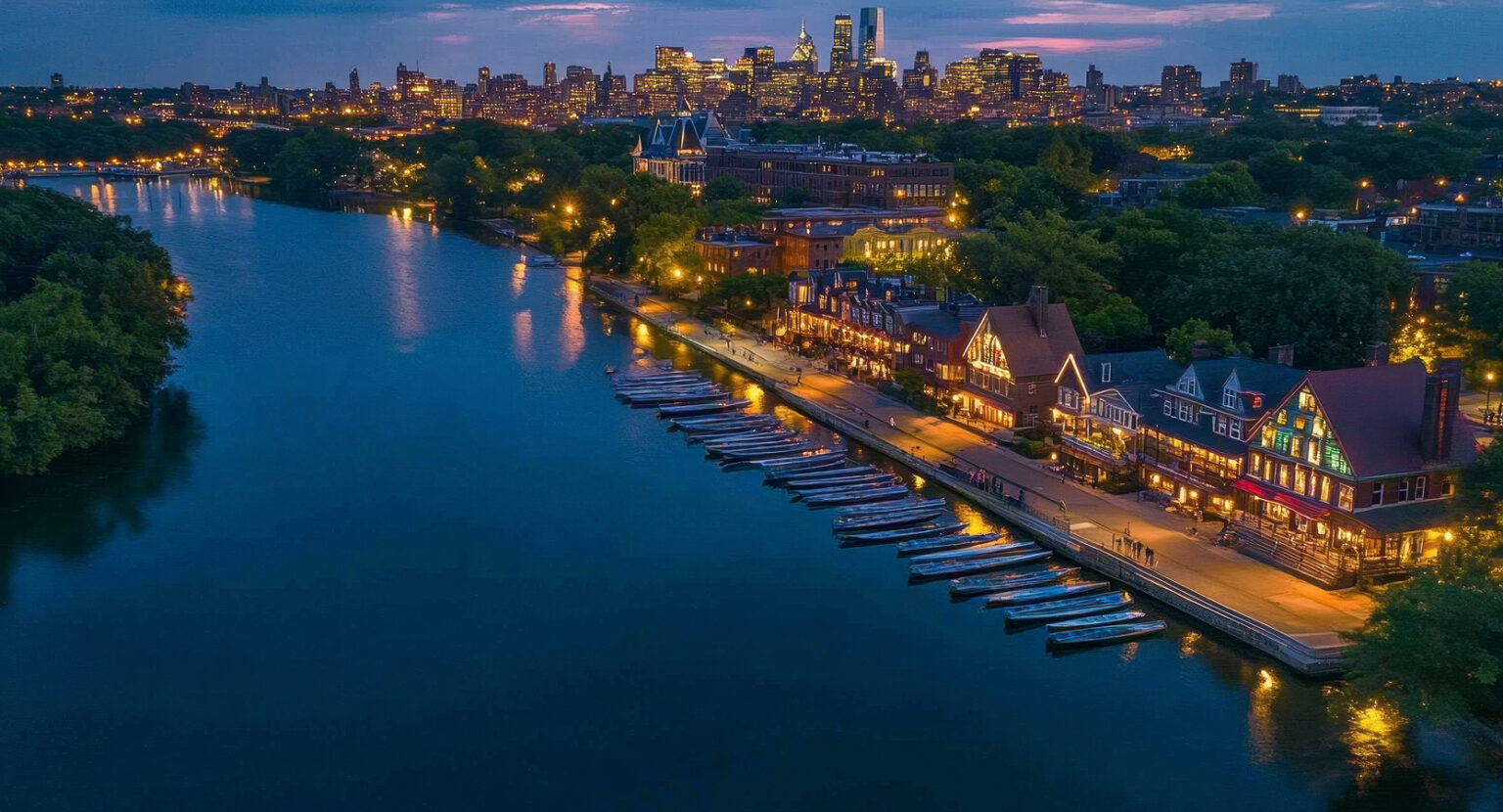Why Boathouse Row strolls serene - Foresyte Travel